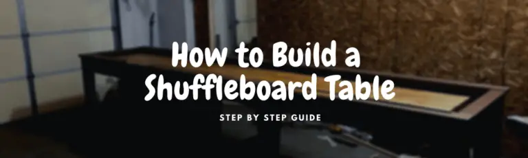 How to Build a Shuffleboard Table: DIY Plans